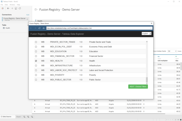 Using the Tableau Web Data Connector - Fusion Registry Wiki