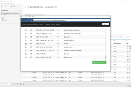 Using the Tableau Web Data Connector - Fusion Registry Wiki